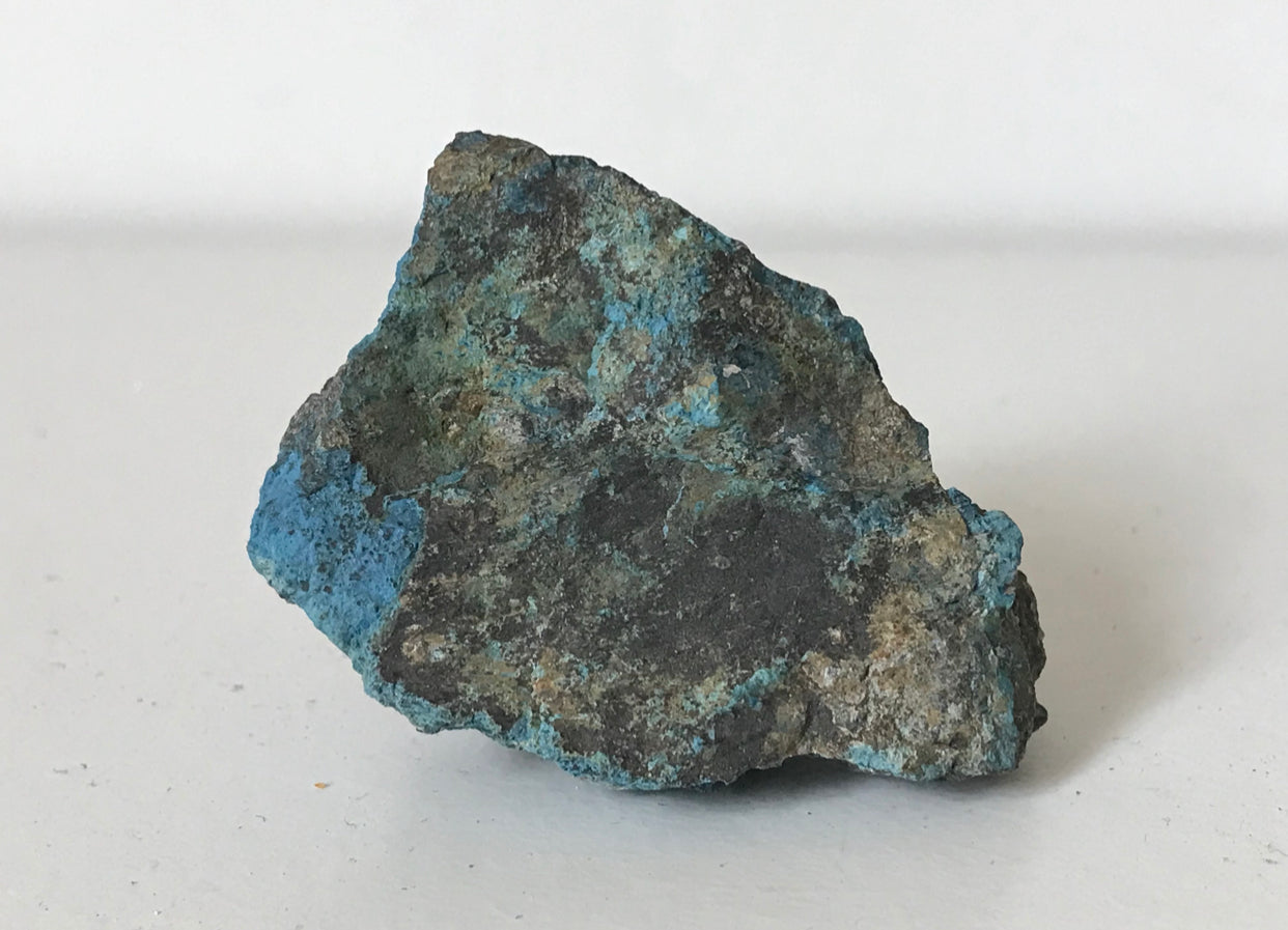 Aerinite – Crystal and fossils