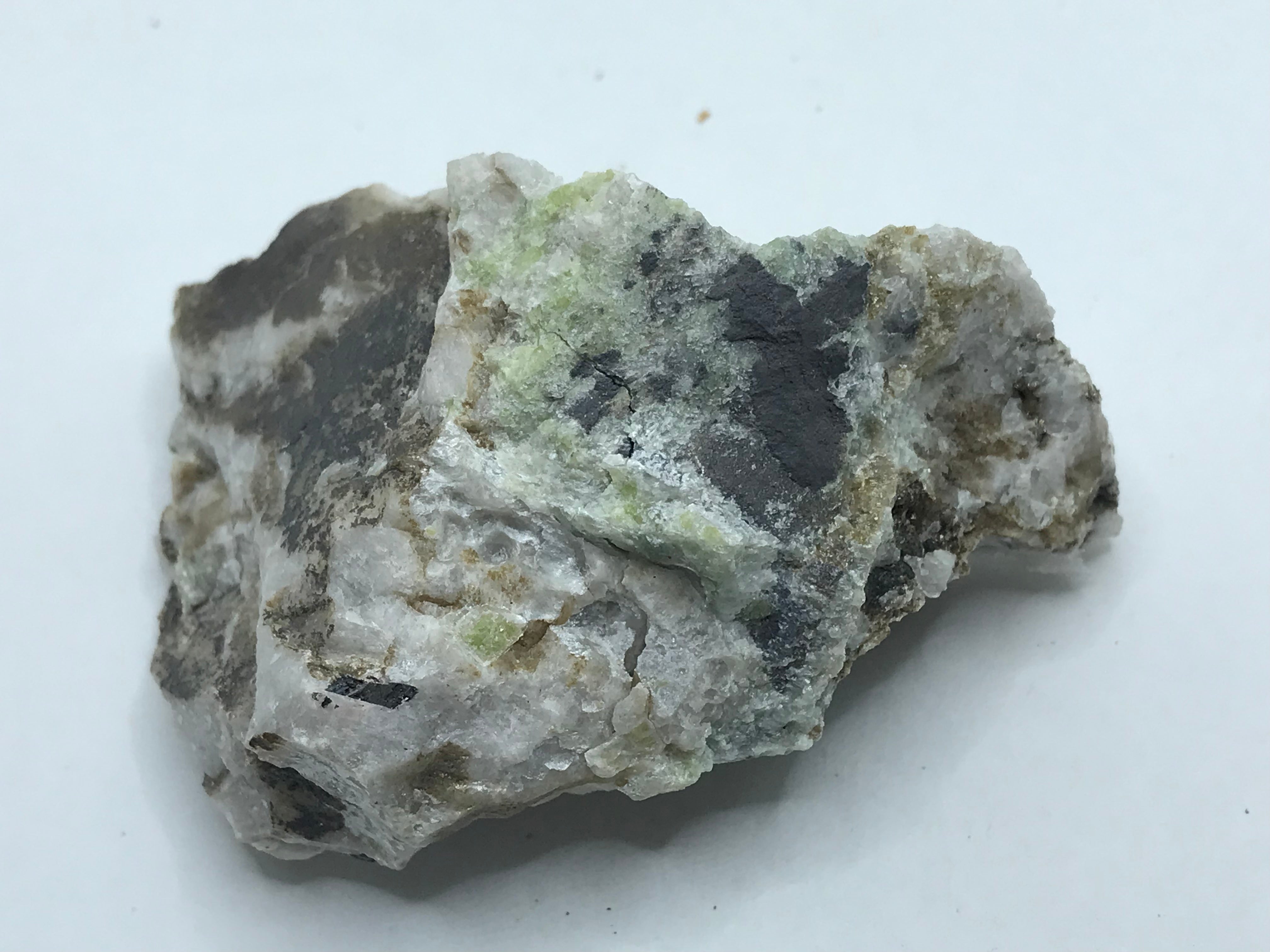 Viridine – Crystal and fossils