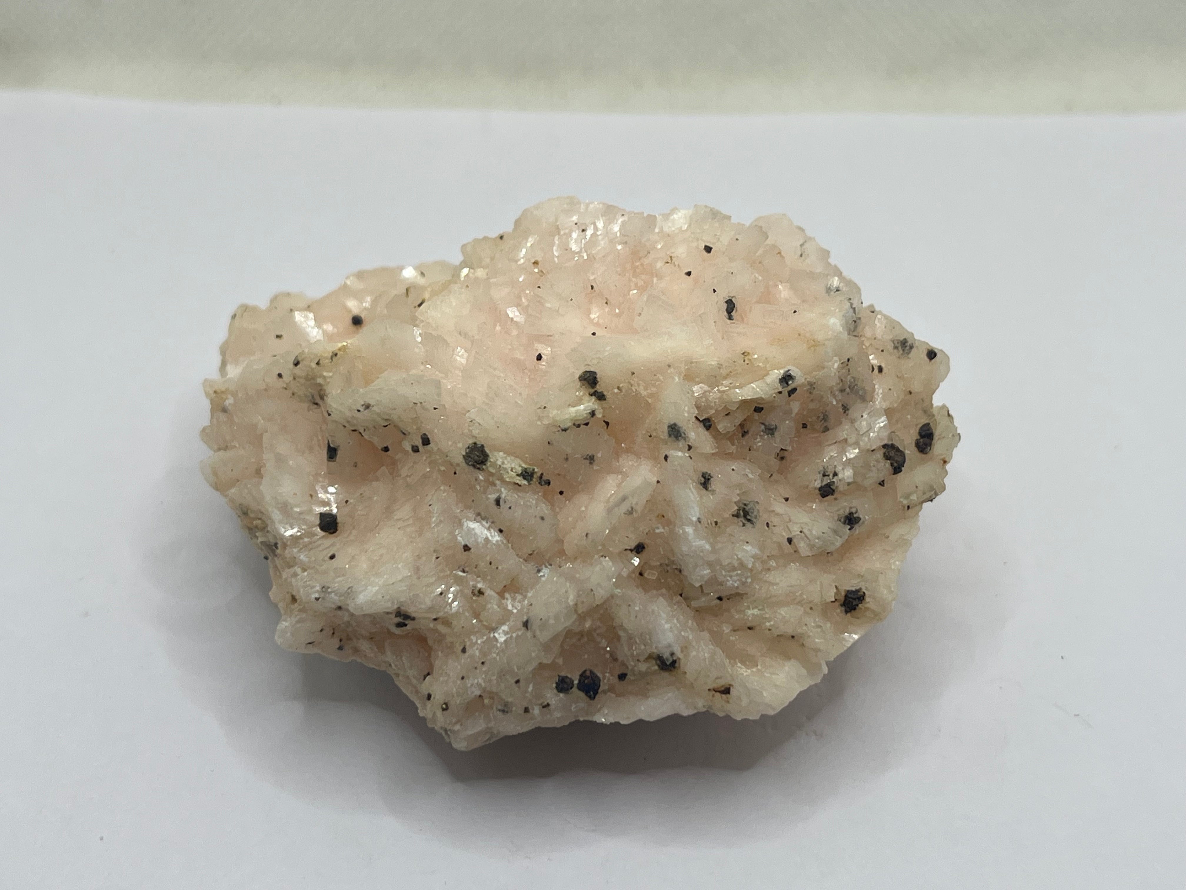 Pink dolomite – Crystal and fossils
