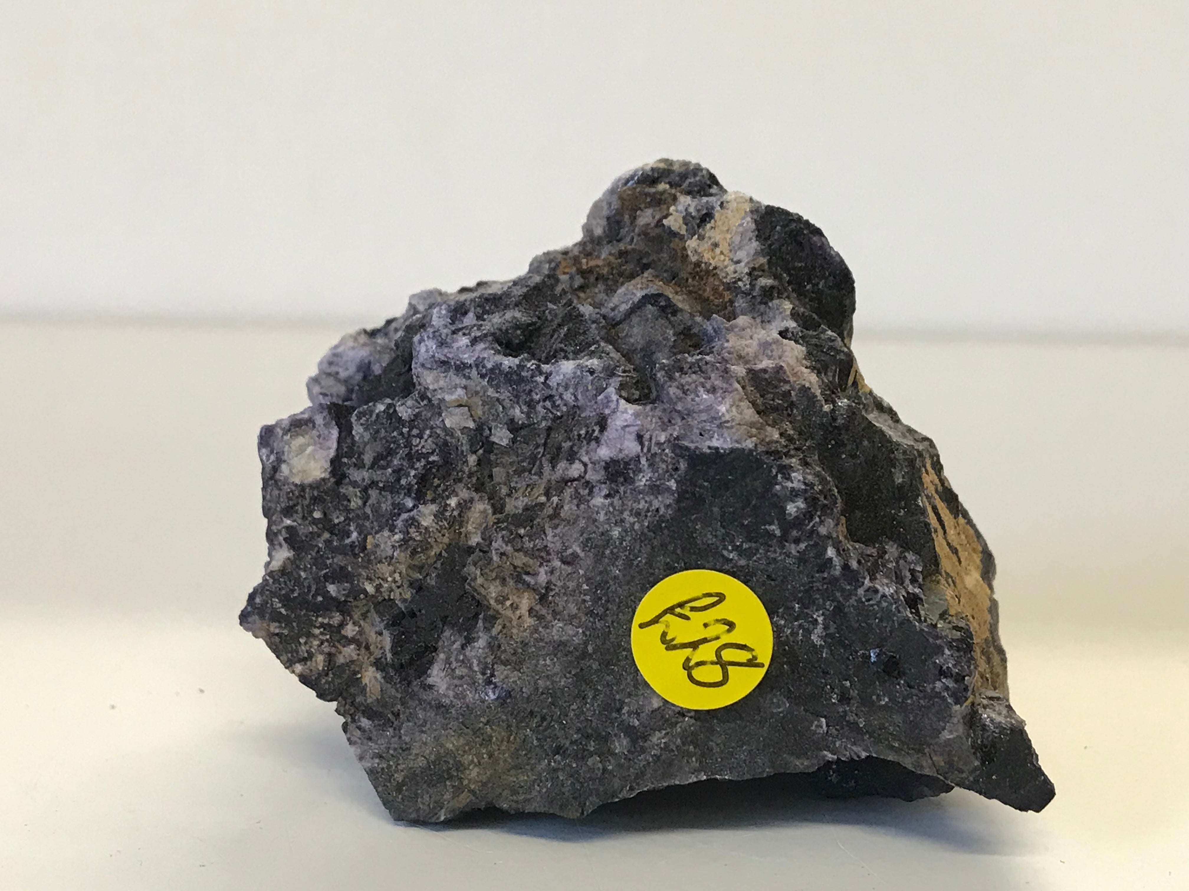 Blue John – Crystal and fossils